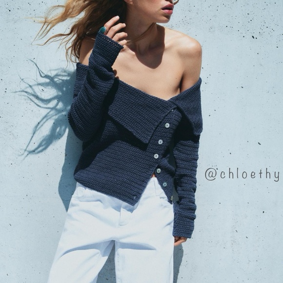 Zara | Tops | Zara Knit Top With Side Buttons | Poshmark